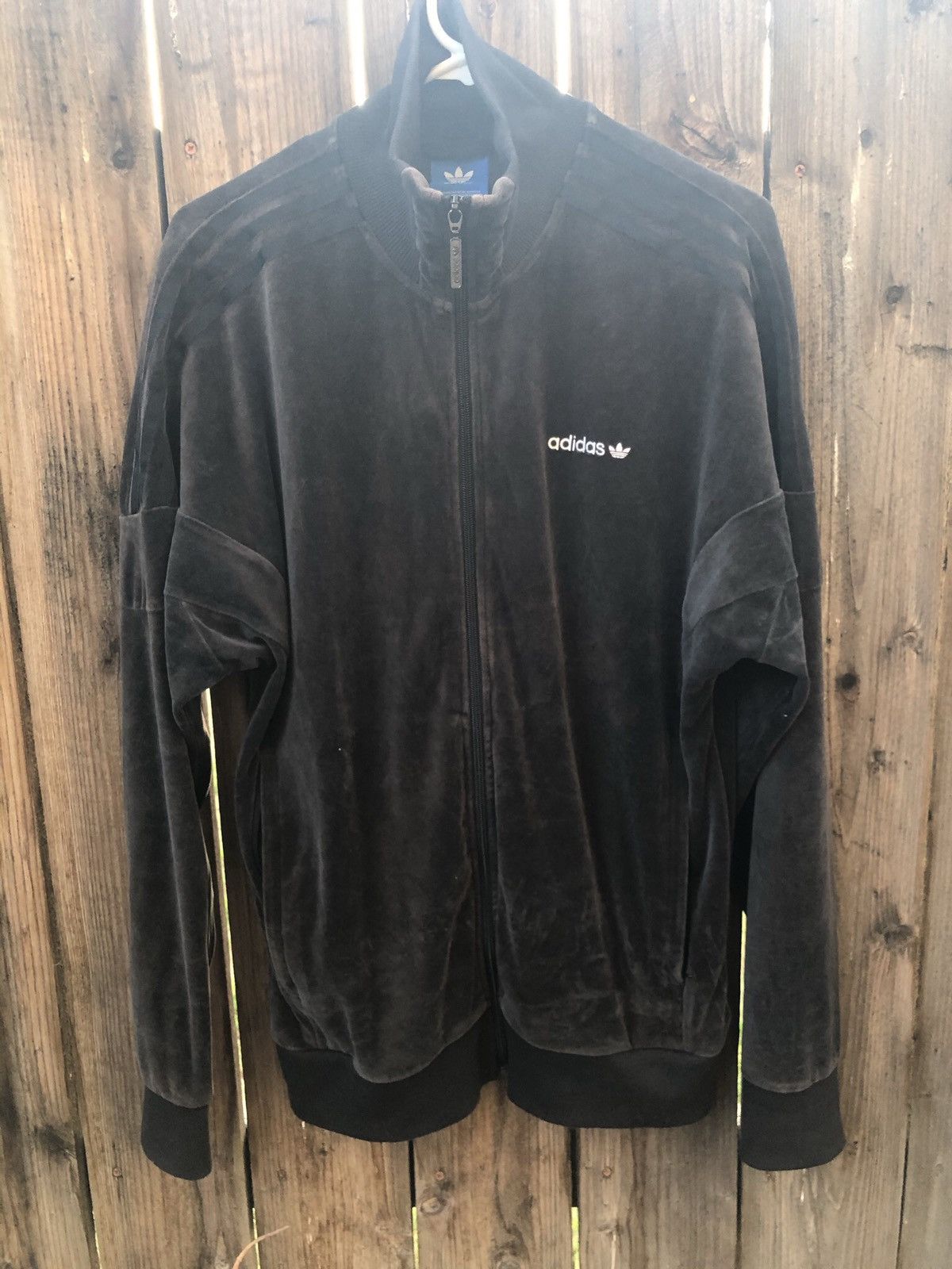 Adidas Velour Adidas Turtle neck zip up | Grailed