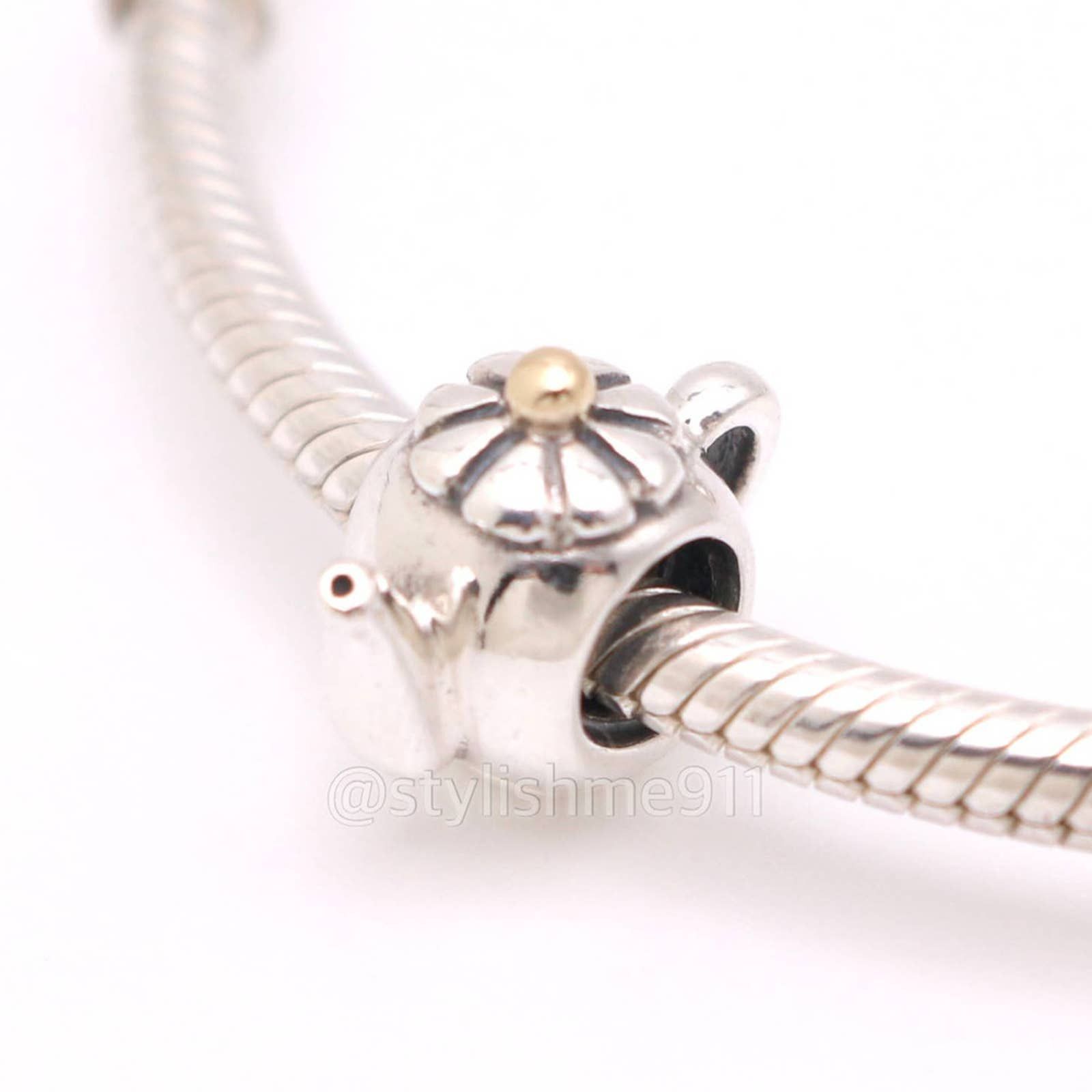 pandora Authentic PANDORA Teapot Charm and 14K Gold | Grailed