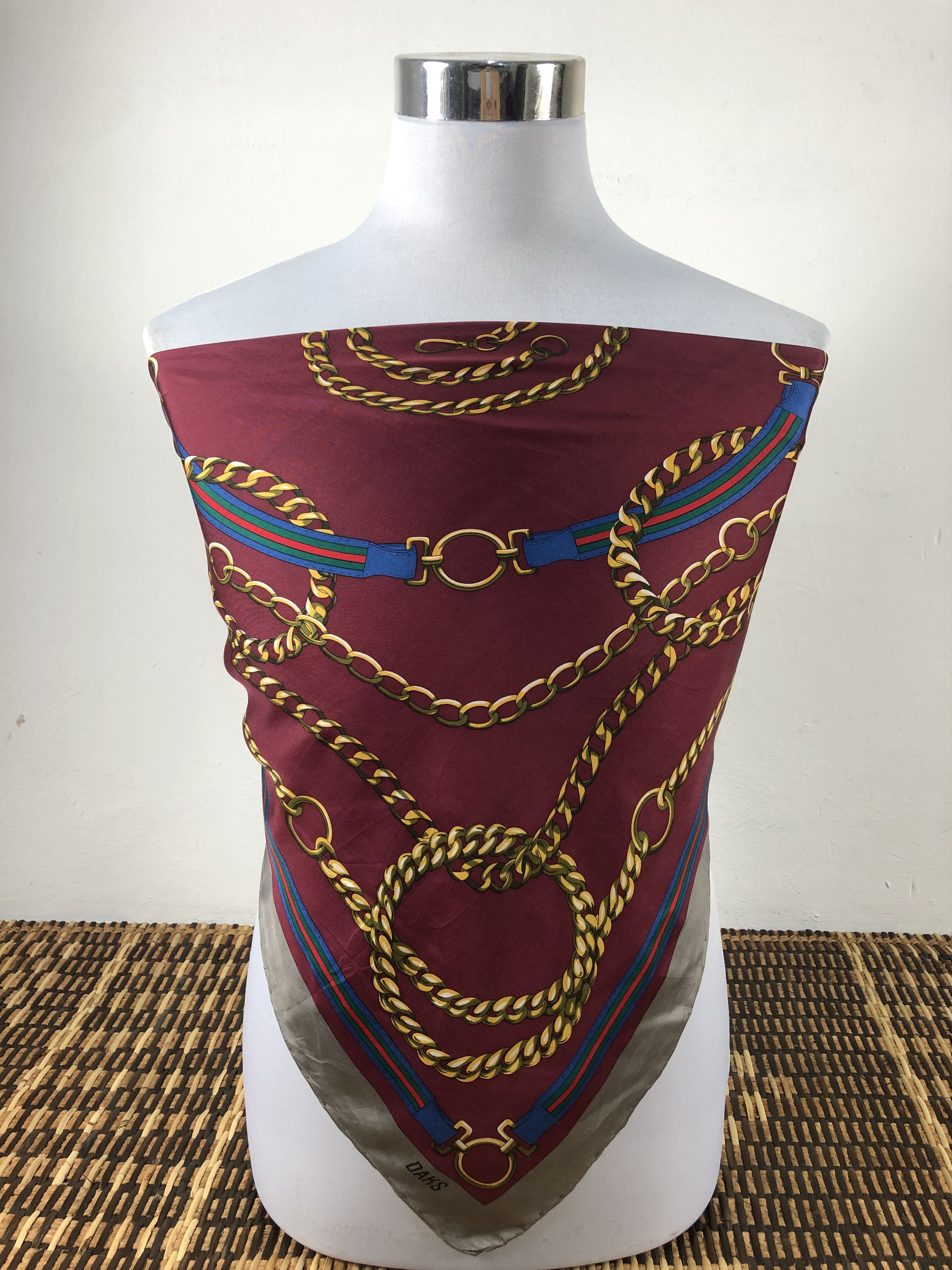 Vintage Daks London Silk Scarf | Grailed