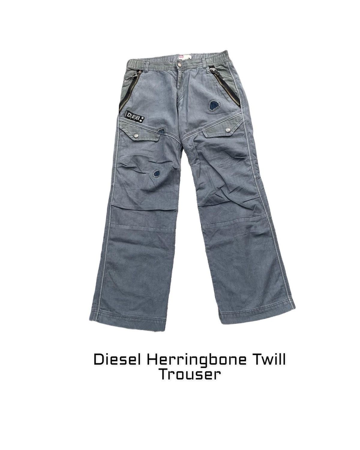 Diesel × Streetwear 🔥STEALS🔥Diesel Herringbone Twill Trouser | Grailed