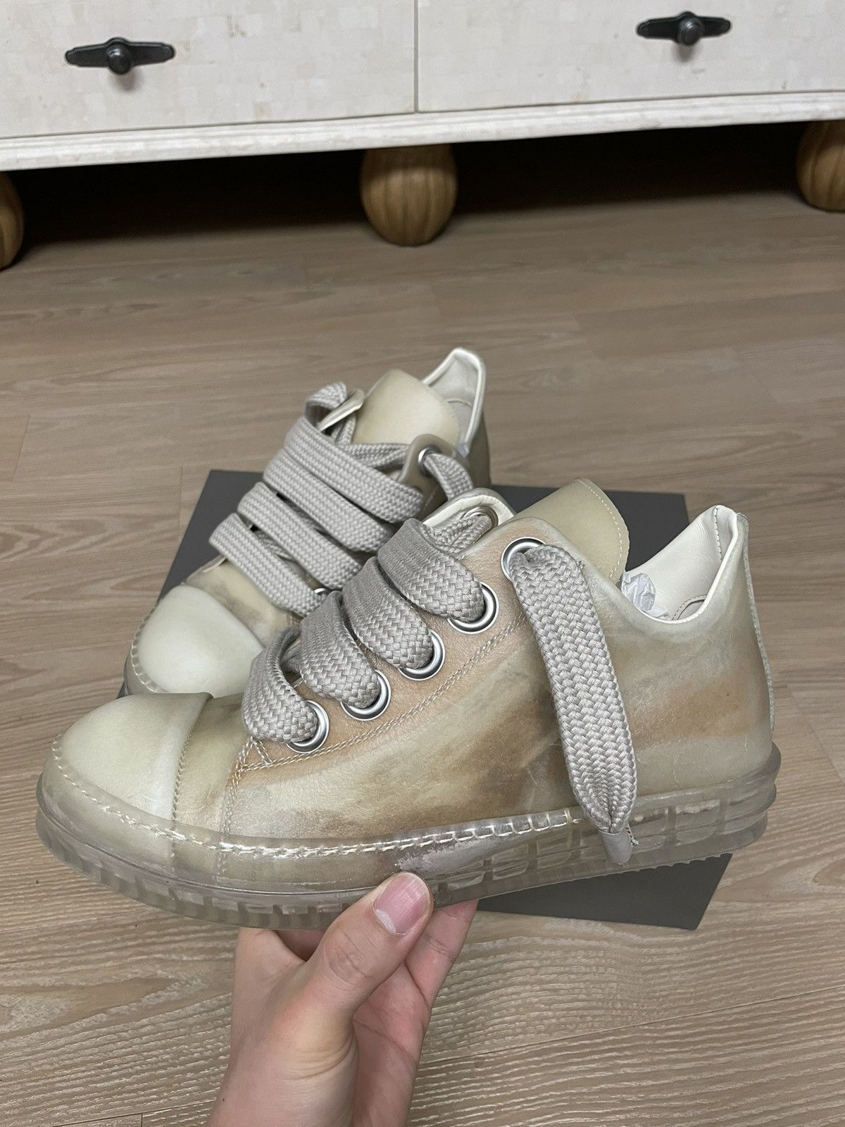 Rick Owens Rick Owens SS23 Jumbo laced Ramones low top 41 Rick Owens Rick Owens SS23 Jumbo laced Ramones low top 41