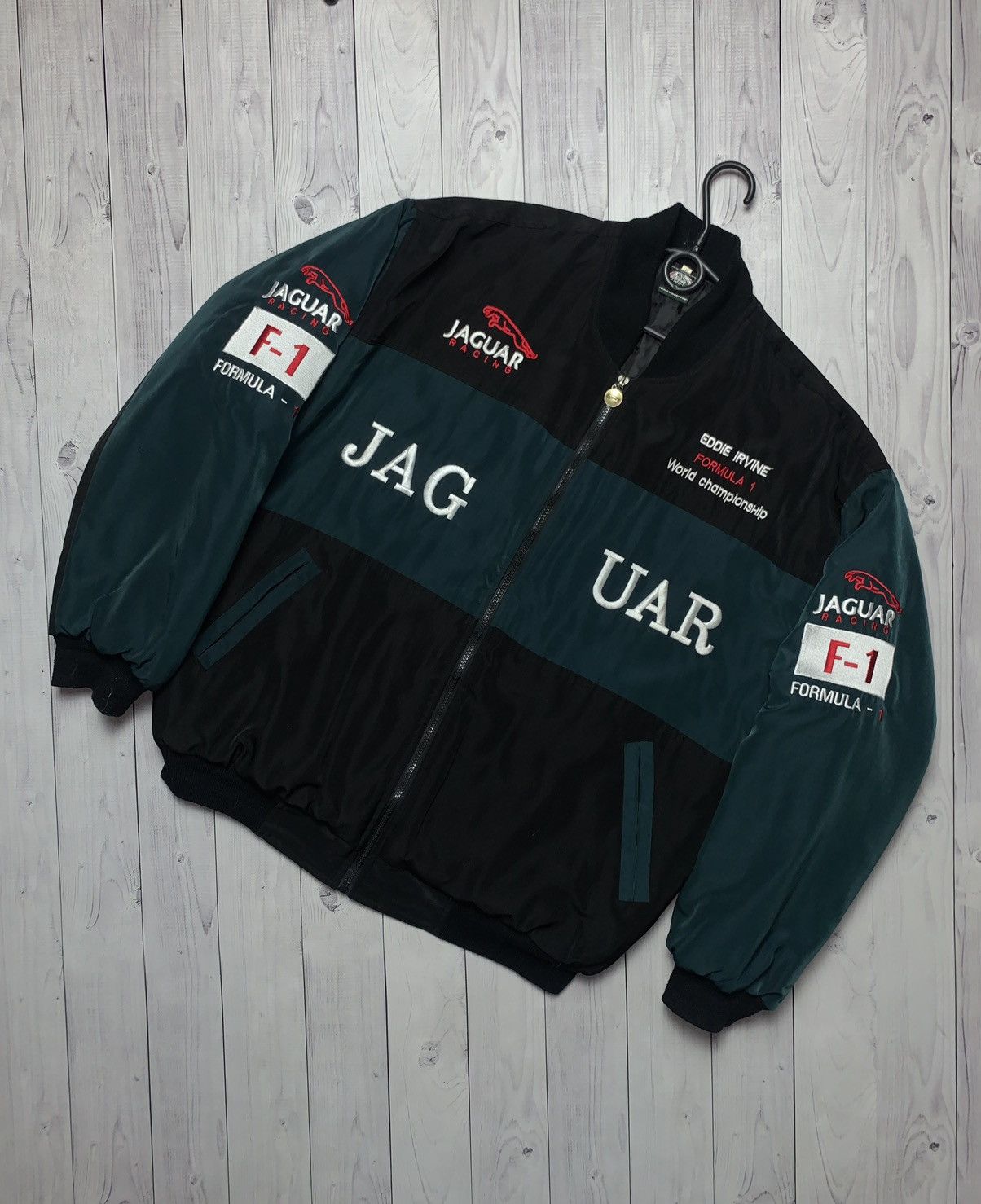 Racing × Rare × Vintage Vintage Jaguar racing jacket Formula 1 rare ...