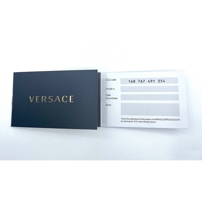 Versace Versace Transparent Grey Eyeglasses | Grailed