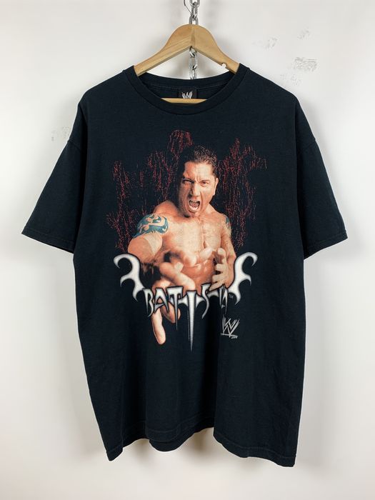 Vintage 2007 Vintage Batista WWE Black T-Shirt | Grailed