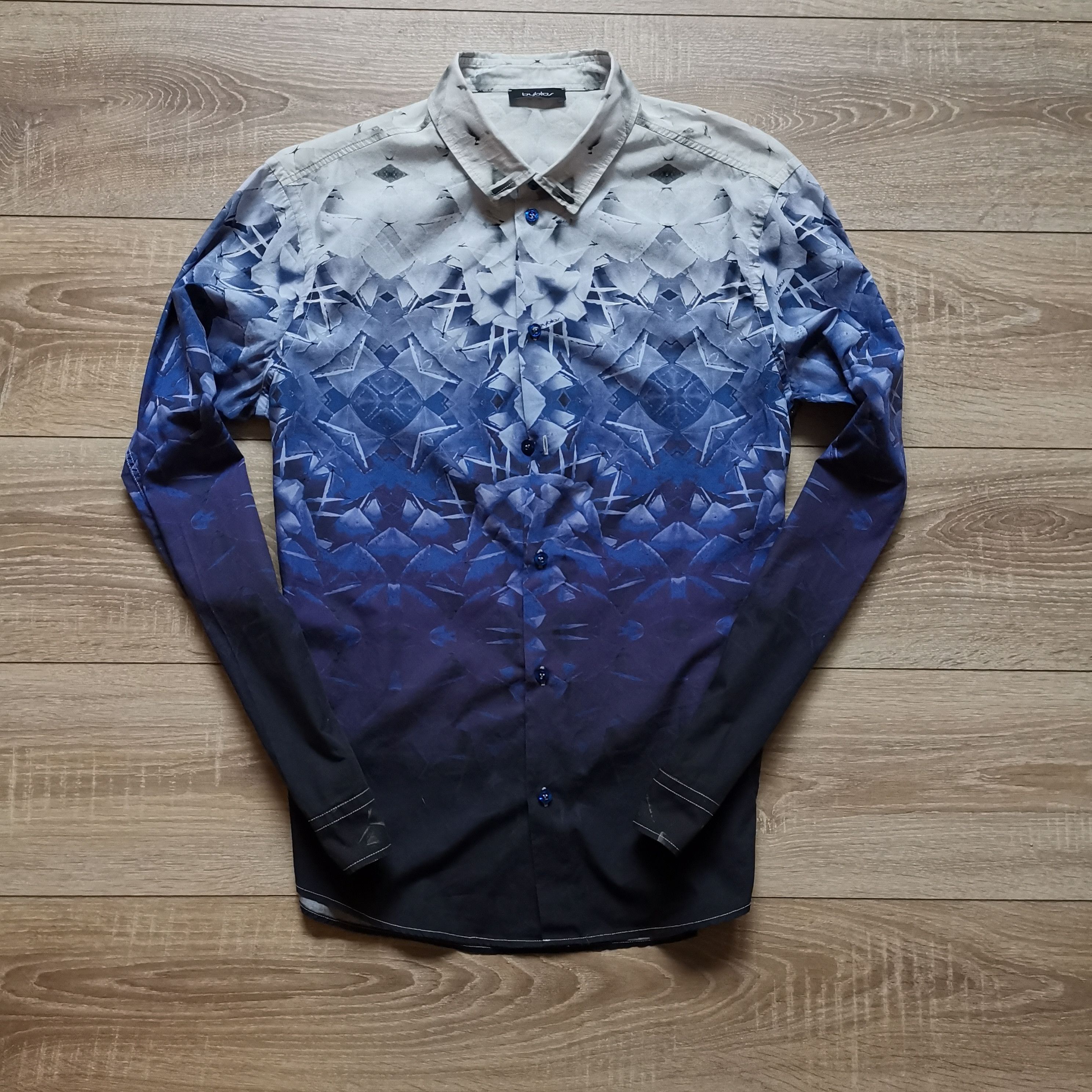 Byblos × Luxury × Rare Byblos surrealism geometrical pattern shirt RARE ...