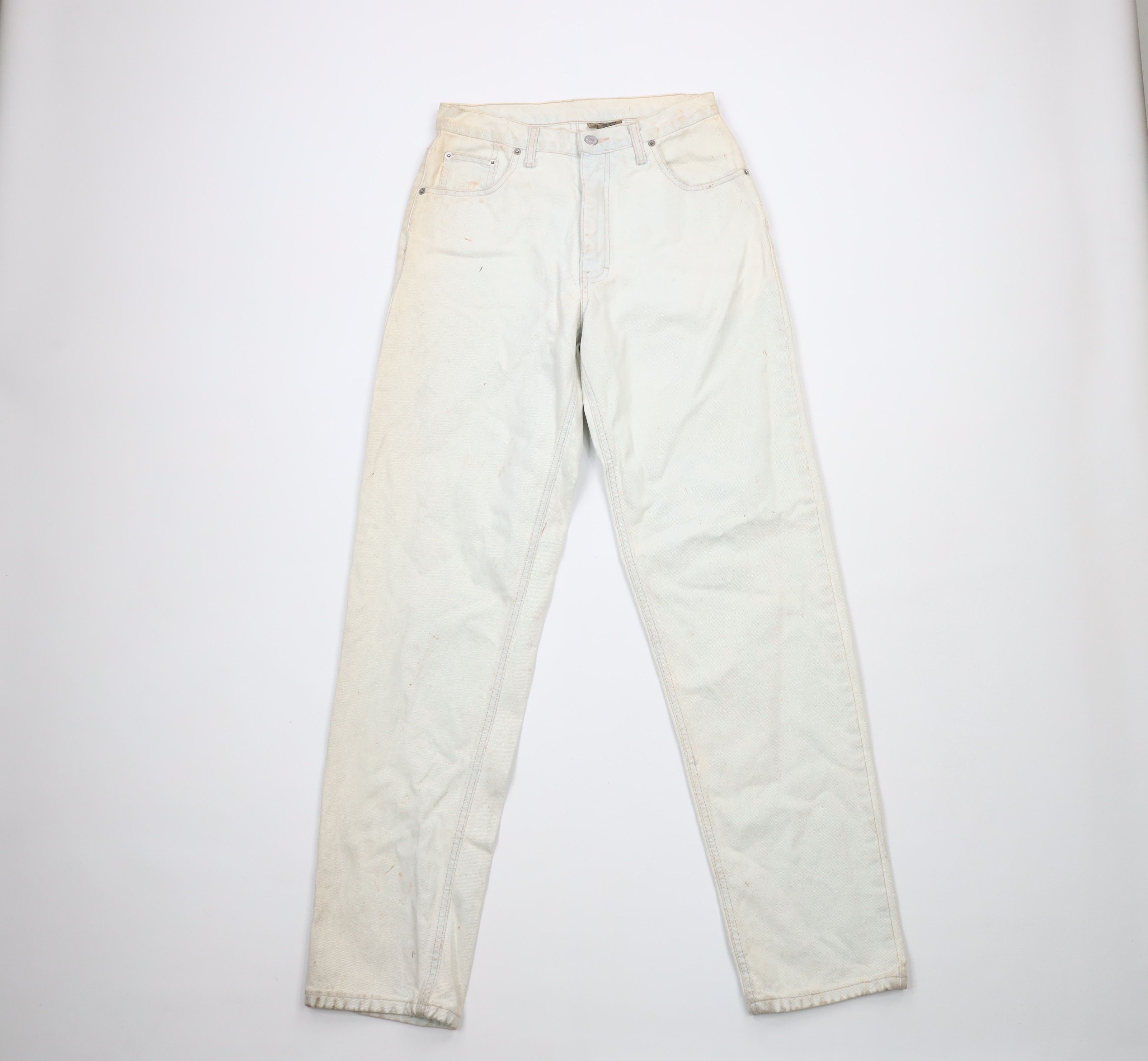 Calvin Klein NOS Vintage 90s Calvin Klein Full Leg Denim Jeans Blue USA ...