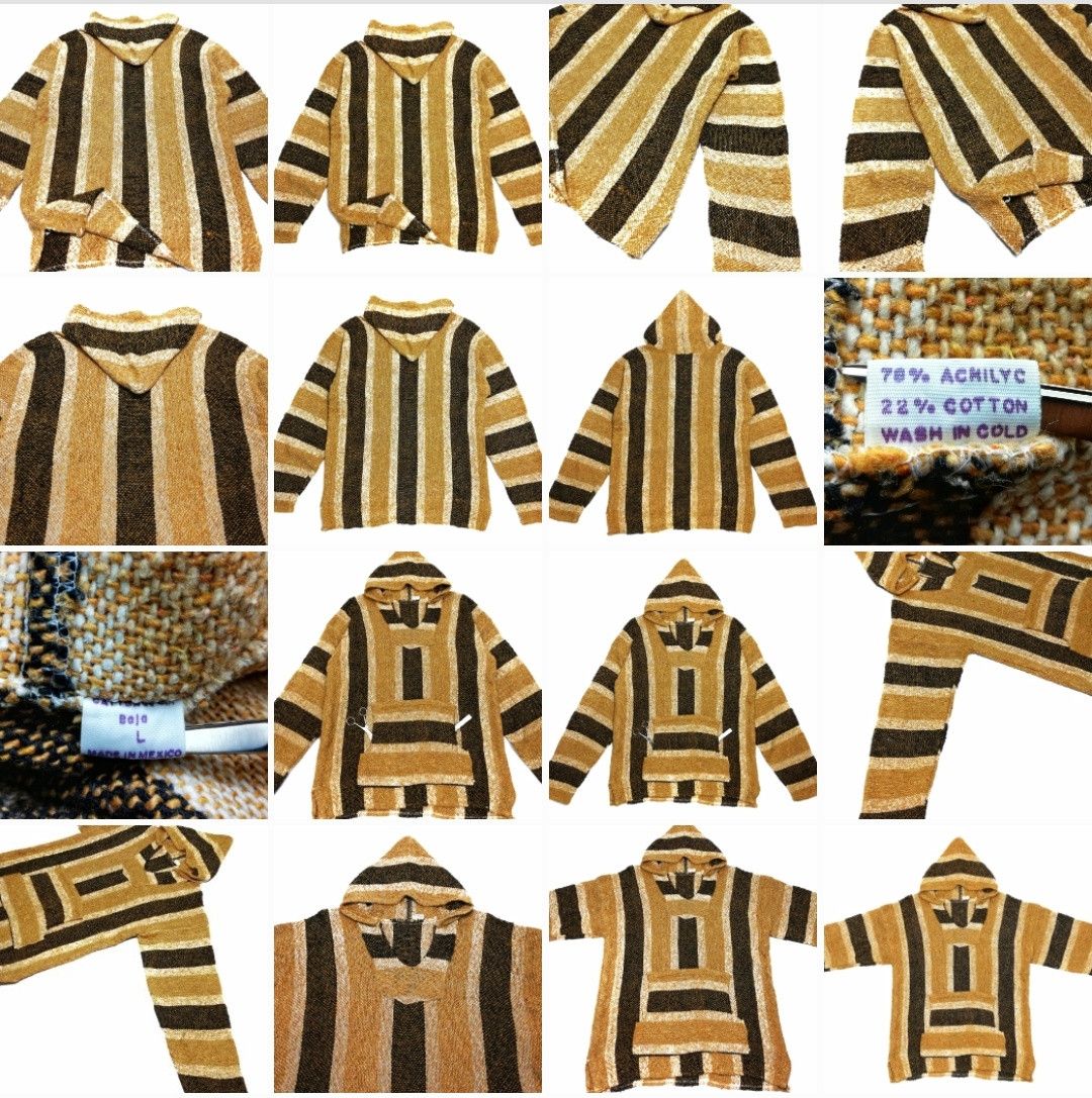 Navajo 🔥Vintage/Navajo/Native Drug Rug Baja Hoodie Knitwear | Grailed