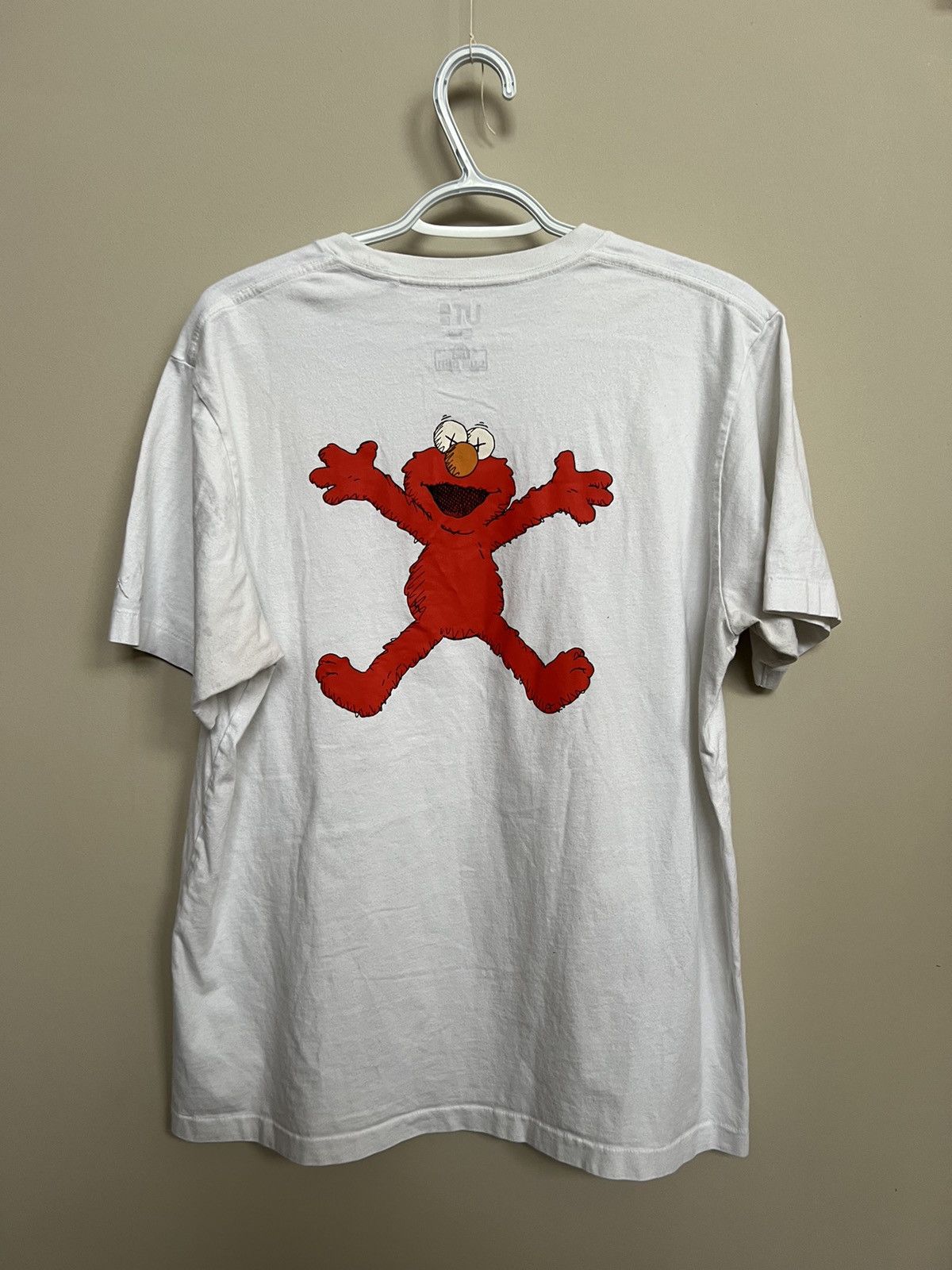 Kaws × Streetwear KAWS SESAME STREET ELMO SHIRT | Grailed