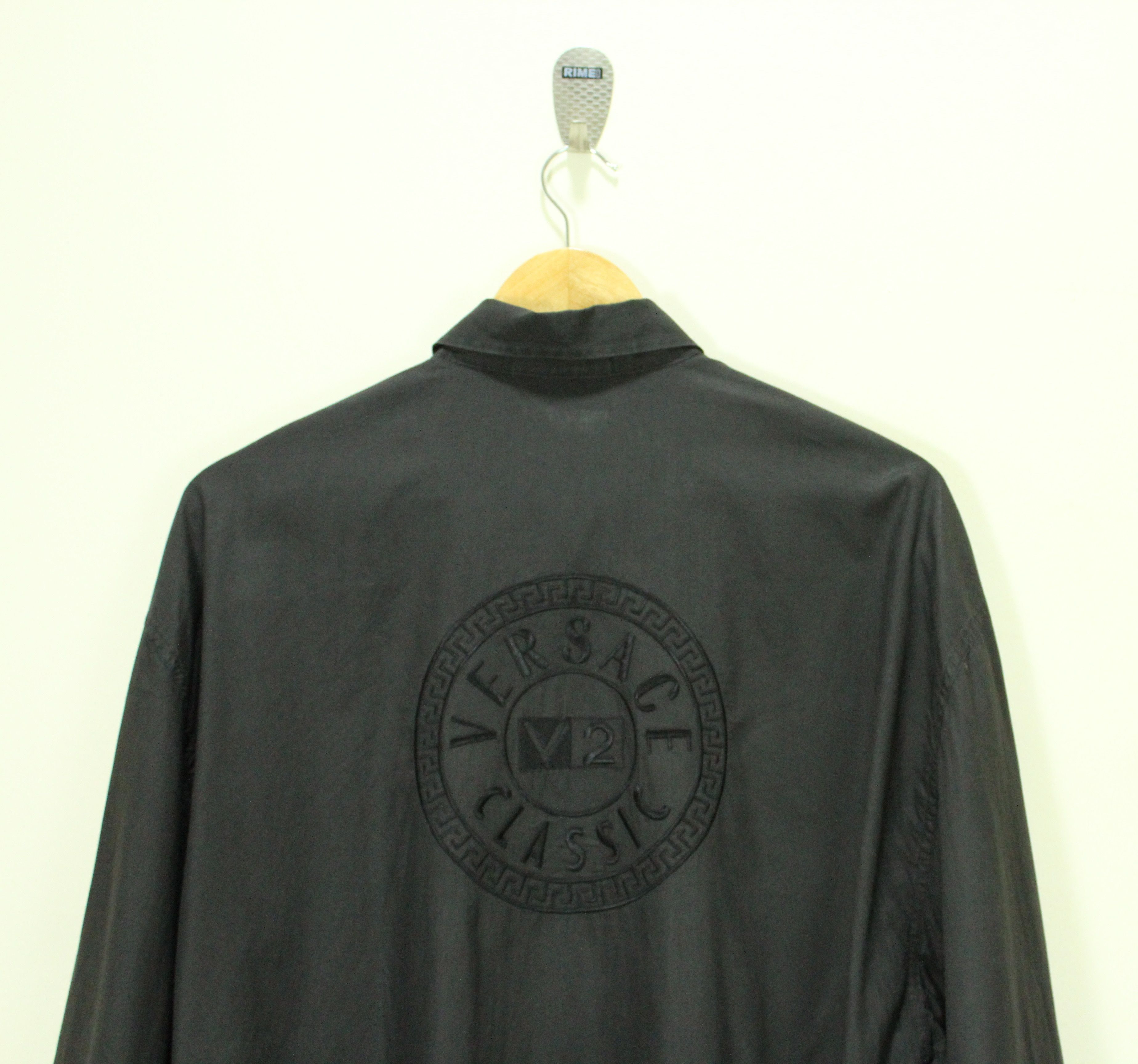 Versace × Versus Versace × Vintage VERSACE Shirt V2 Embroidered Logo By ...