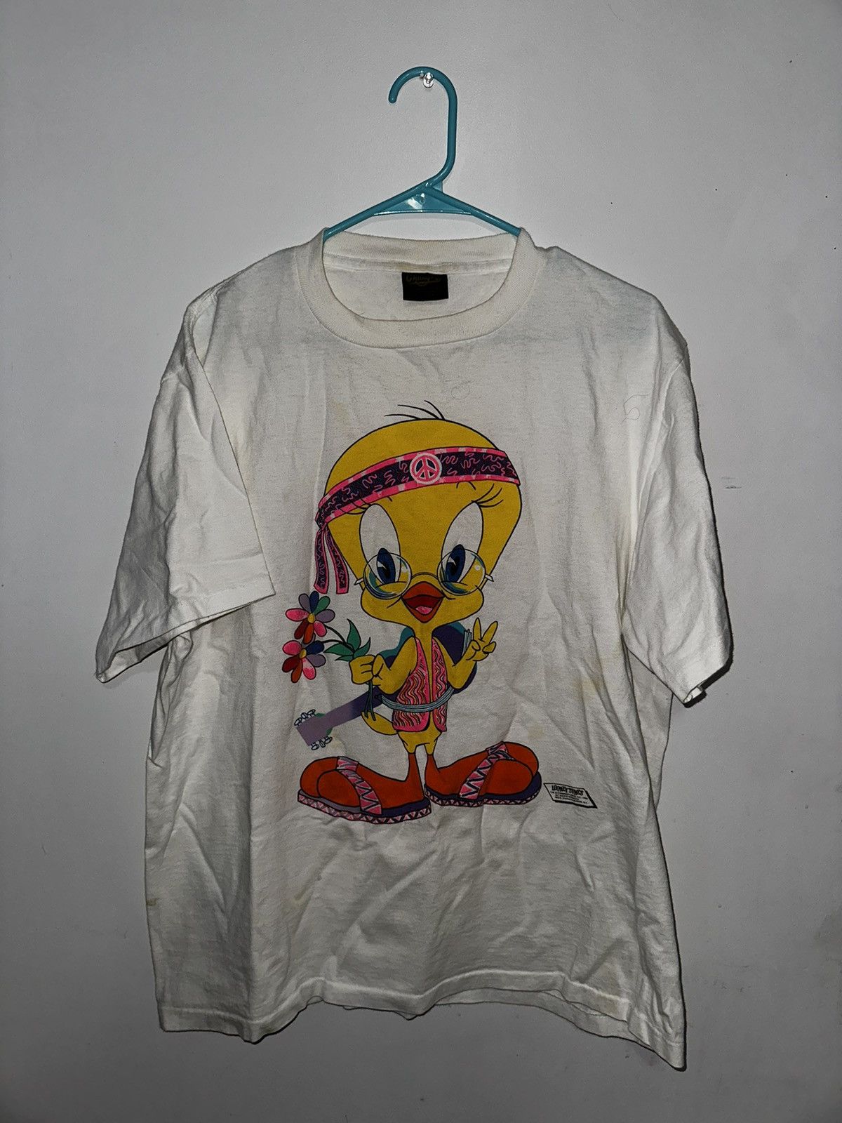 Changes × Vintage × Warner Bros 1988 Vintage Looney Tunes Hippie Tweety ...