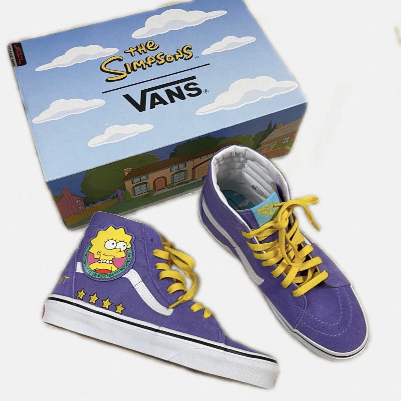The Simpsons × Vans Lisa Simpson Hi-Top Vans | Grailed