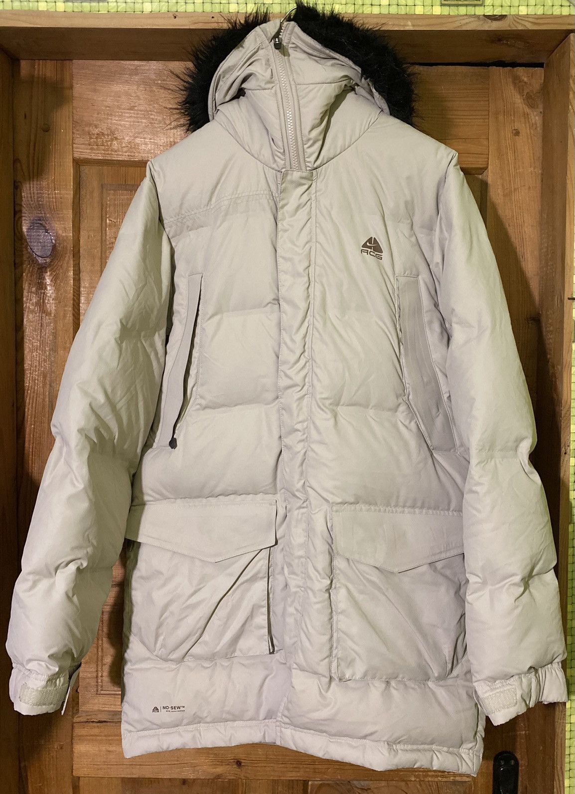 Nike × Nike ACG × Streetwear Vintage Nike ACG Puffer Down Parka Reflective Logos gropcore | Grailed