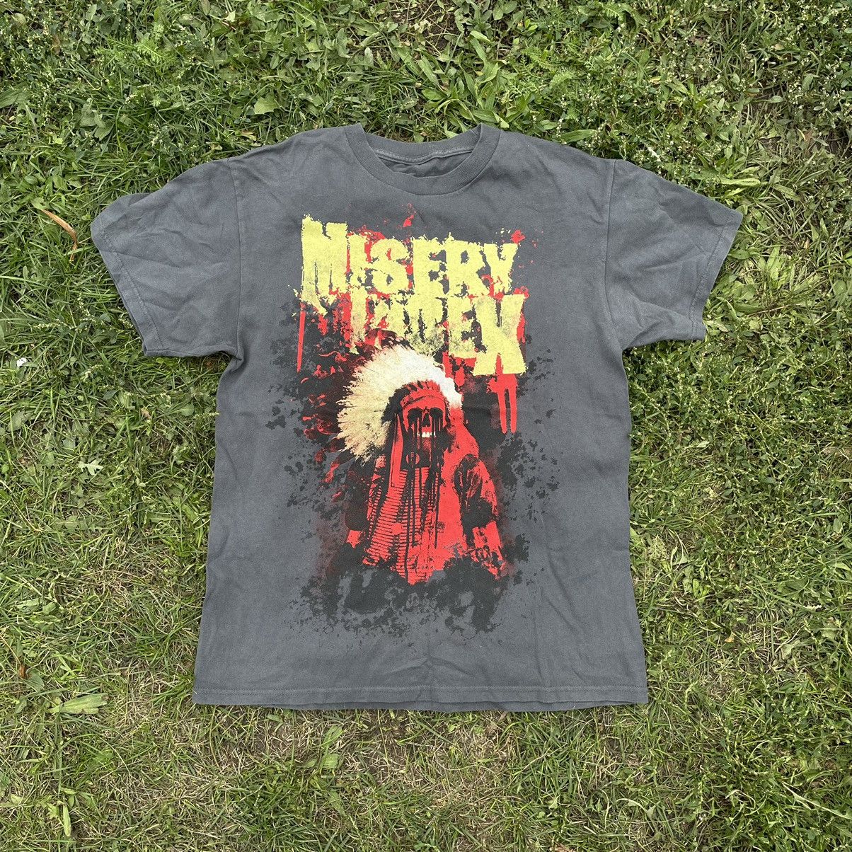 Vintage Vintage Y2K Skulls Vamp Devil Dead Face Horror Print Tee | Grailed
