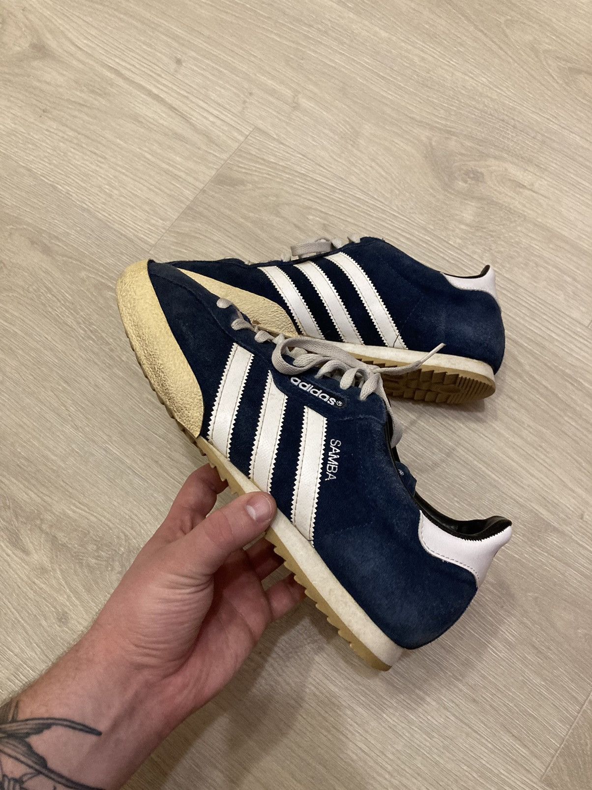 Adidas × Vintage Adidas Samba Vintage Sneakers 1998 | Grailed