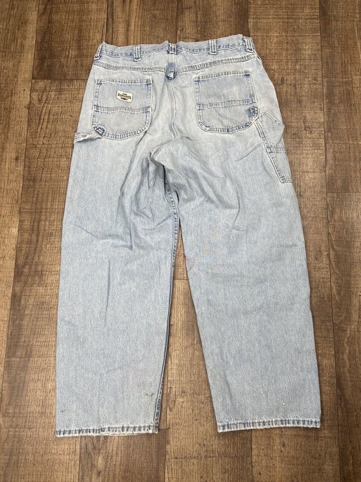 Vintage Crazy Vintage Baggy Light Wash Dungaree Lee Blue Jeans USA | Grailed