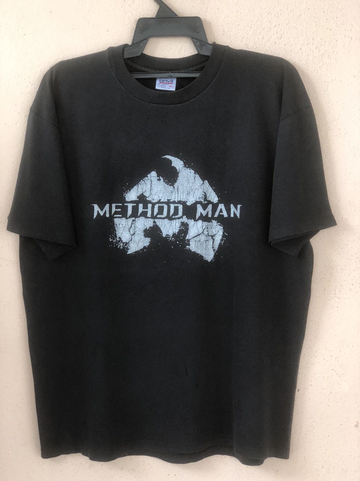 Rap Tees × Vintage × Wu Tang Clan Vintage 90s METHOD MAN hard Knock ...