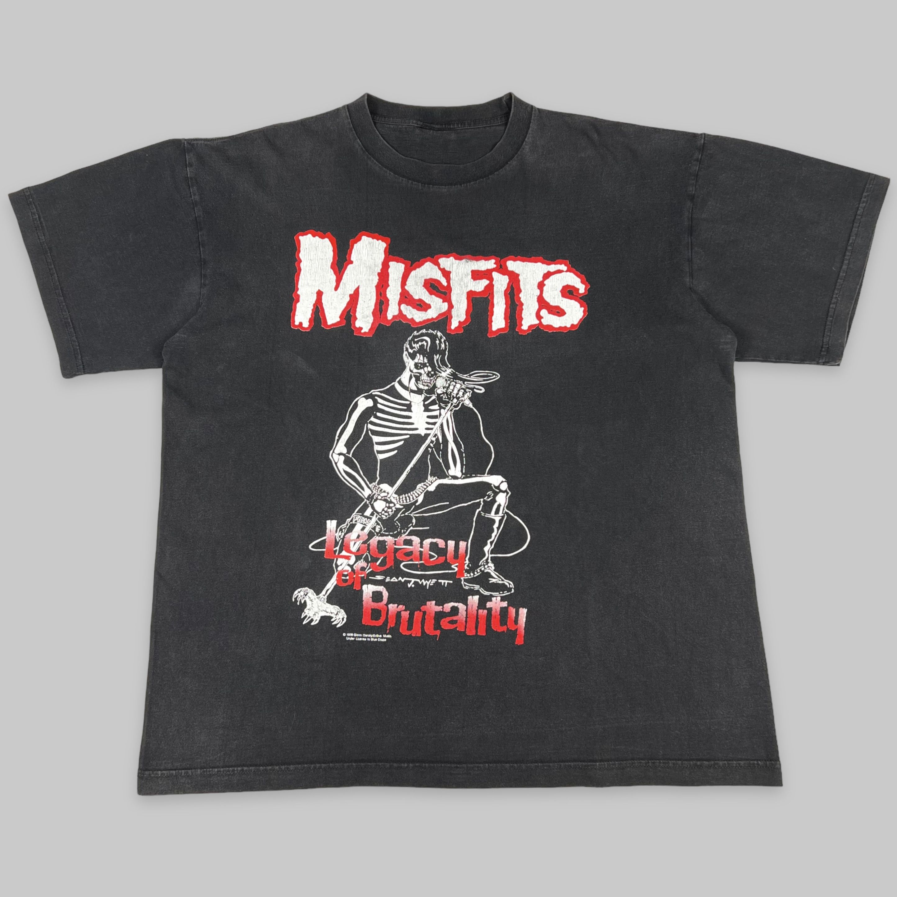 Vintage Vintage 1999 Misfits ‘Legacy of Brutality’ Blue Grape Shirt ...
