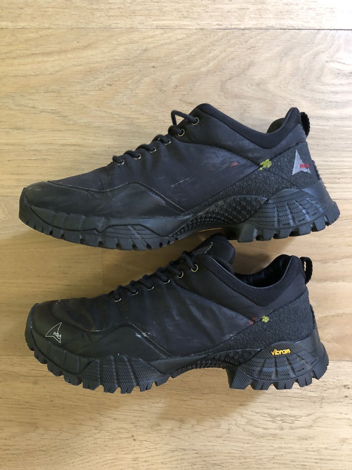 ROA Paint splatter ROA hiking shoes | Grailed