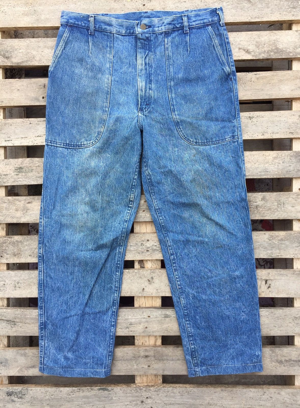 Lee × Vintage Baggy Jeans 80s Vintage Lee Made in USA | Grailed