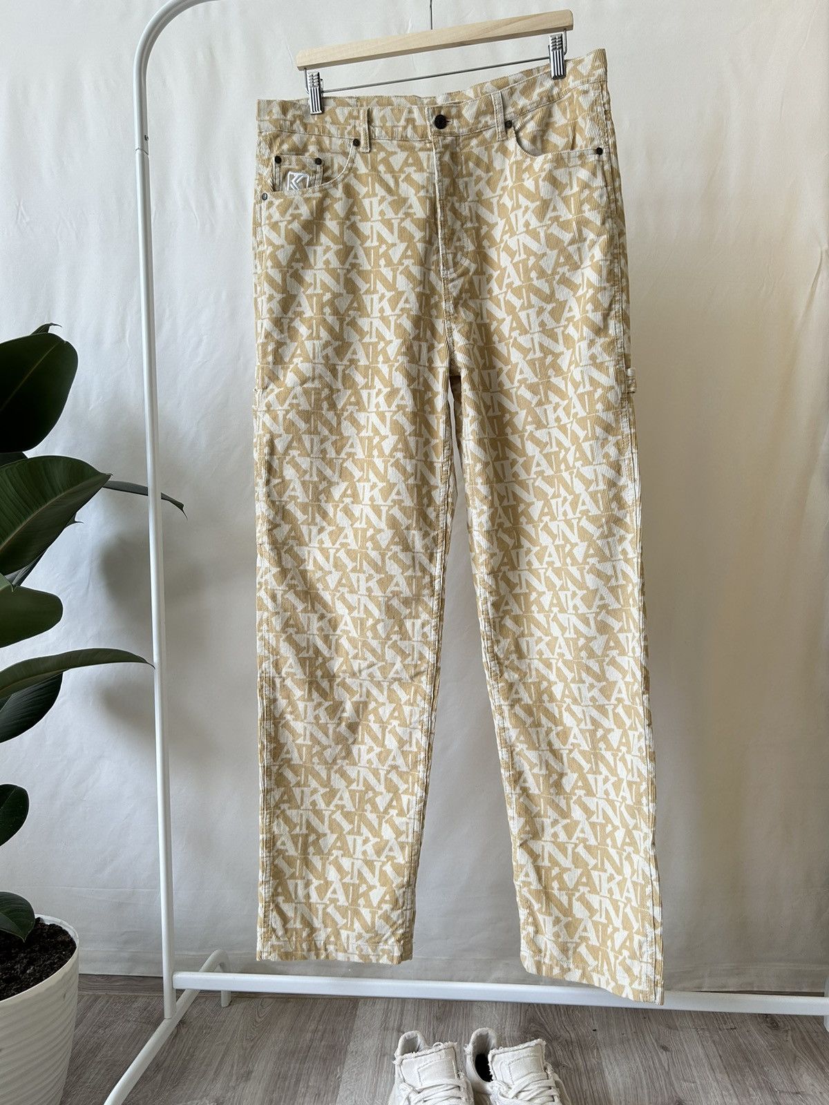 Rare Karl Kani monogram cargo | Grailed