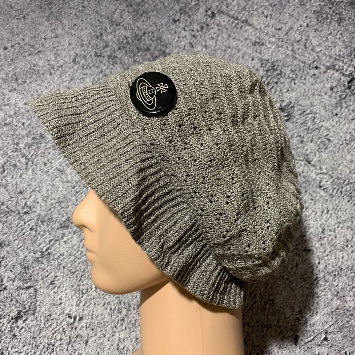 Vivienne Westwood Vivienne Westwood Orb Logo Knit Beanie Hats | Grailed