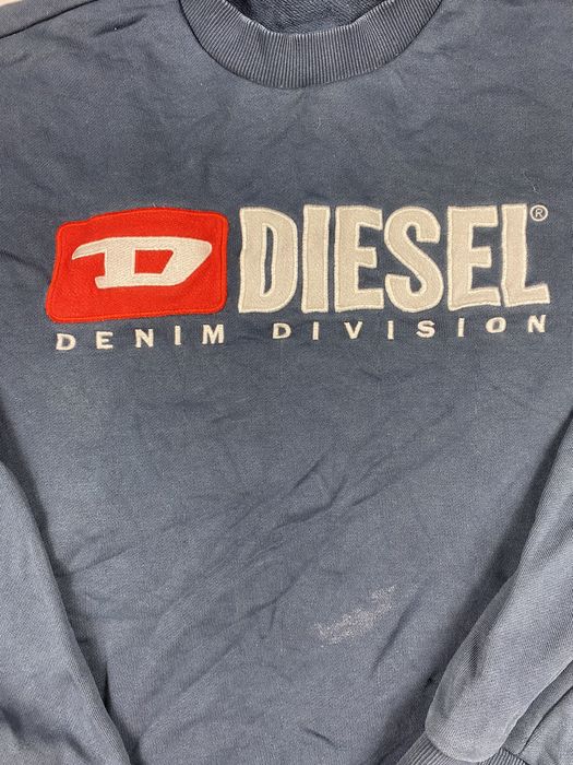 Diesel Diesel denim division sweatshirt big logo 90’s | Grailed