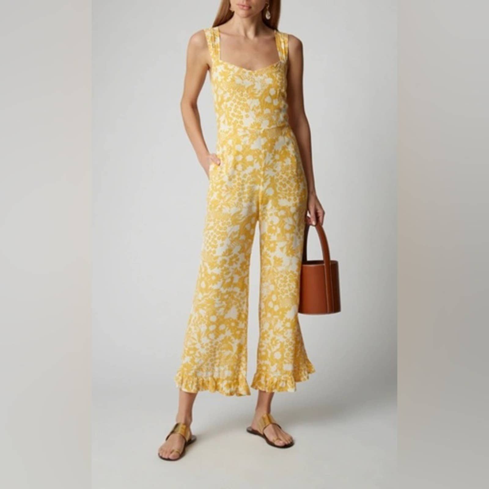 Faithfull The Brand Faithfull the Brand Kasbuh Yellow Jumpsuit | Grailed