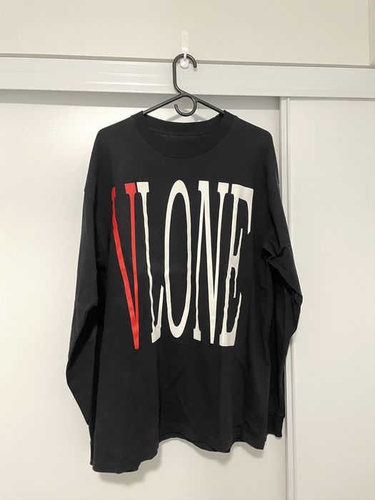Vlone OG Red logo long sleeves | Grailed