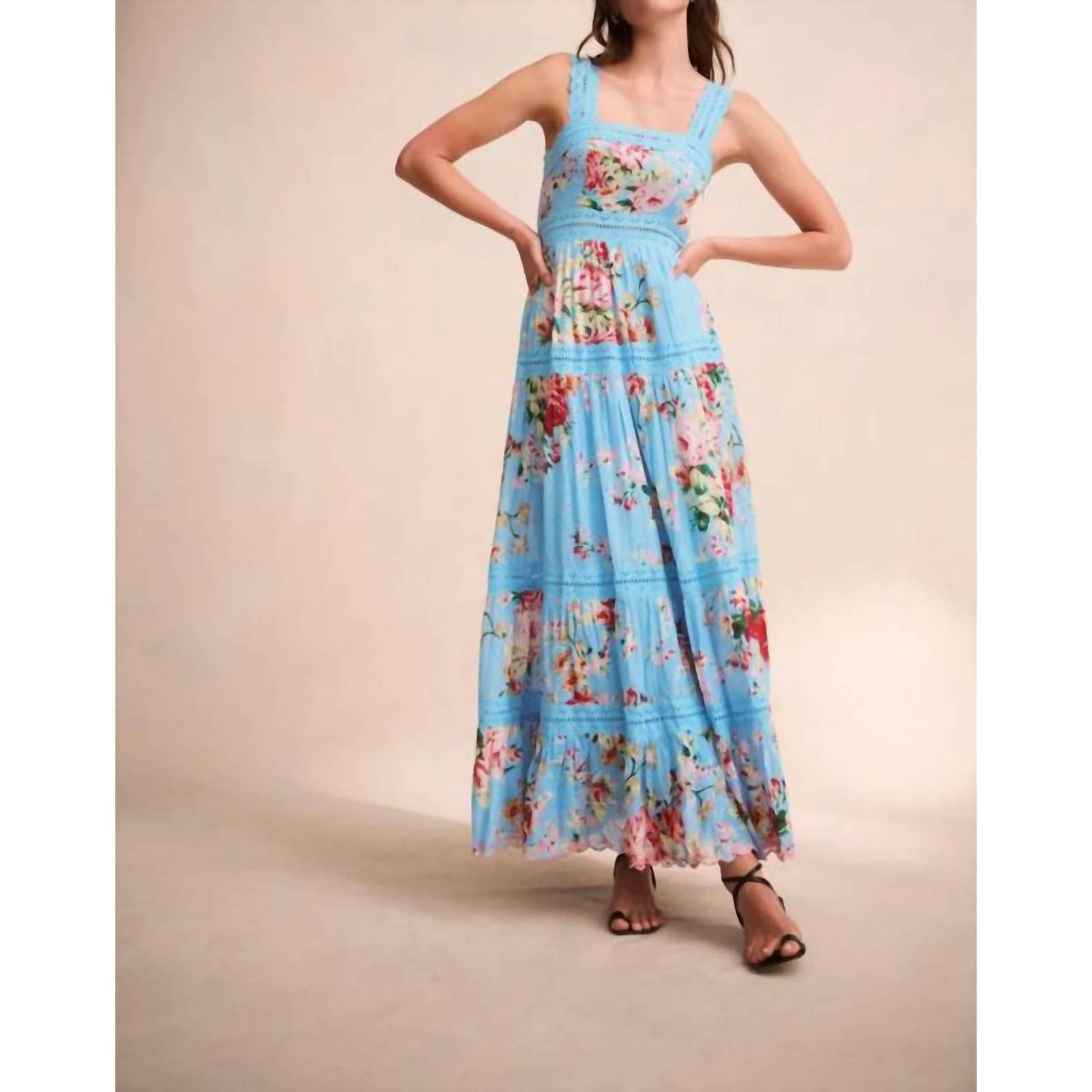 Hemant & Nandita Tula Long Dress In Sky Blue | Grailed