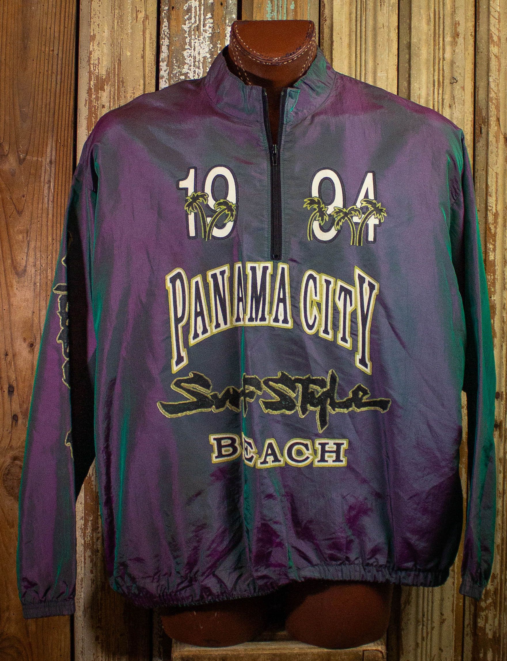 Vintage Vintage Surf Style Panama City Beach Windbreaker Jacket 1994 ...