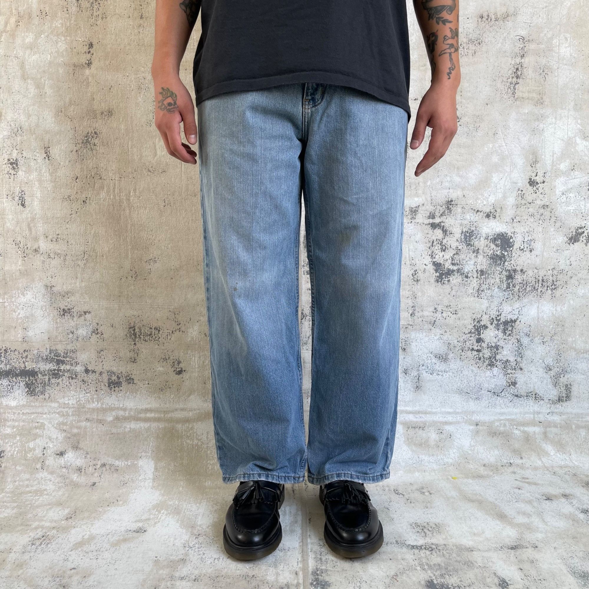 Anchor Blue × Vintage Anchor Blue Beyond Baggy Jeans Size 36x29 90s ...