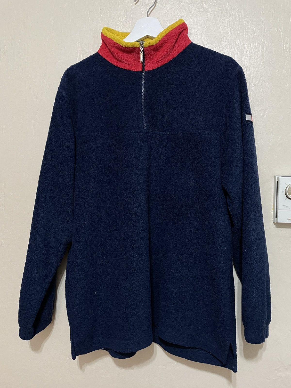 Tommy Hilfiger × Vintage Vintage Tommy Hilfiger Fleece Quarter Zip ...