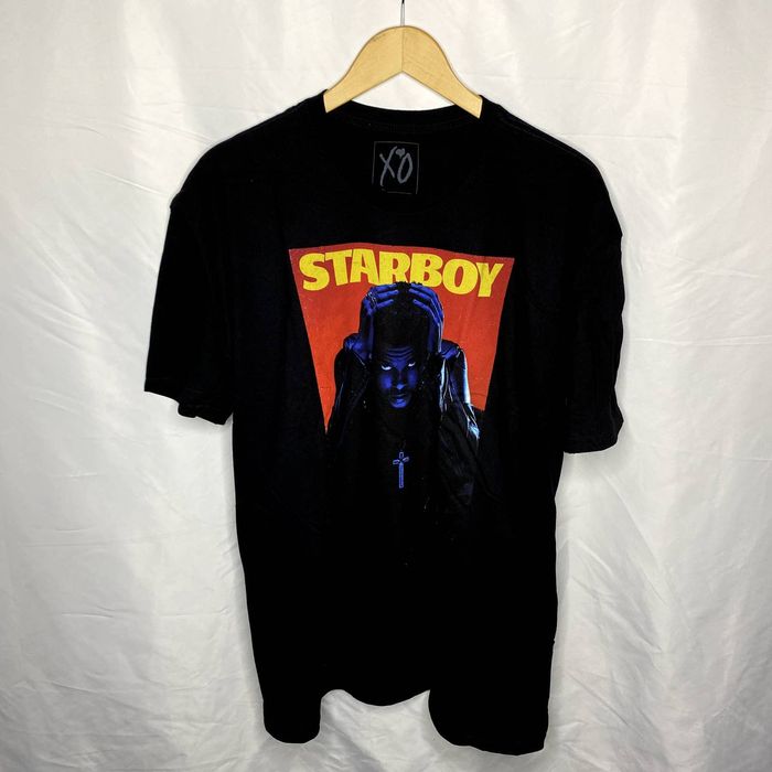 The Weeknd The Weeknd XO Starboy Album Cover Tour Merch Tee | Grailed