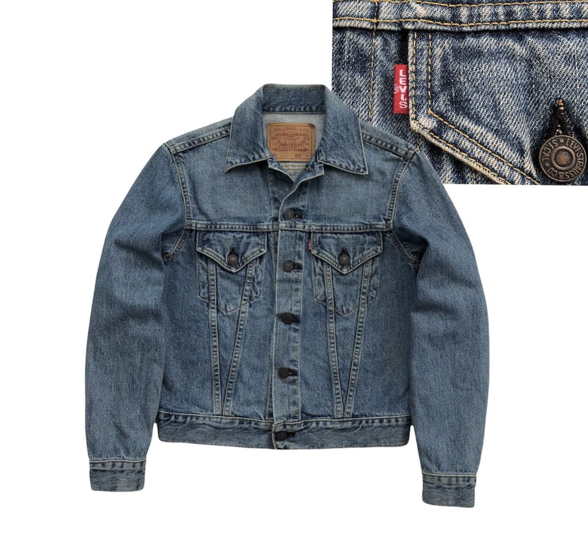 Denim Jacket × Levi's × Vintage Vintage LEVIS Big E Truker Jacket | Grailed