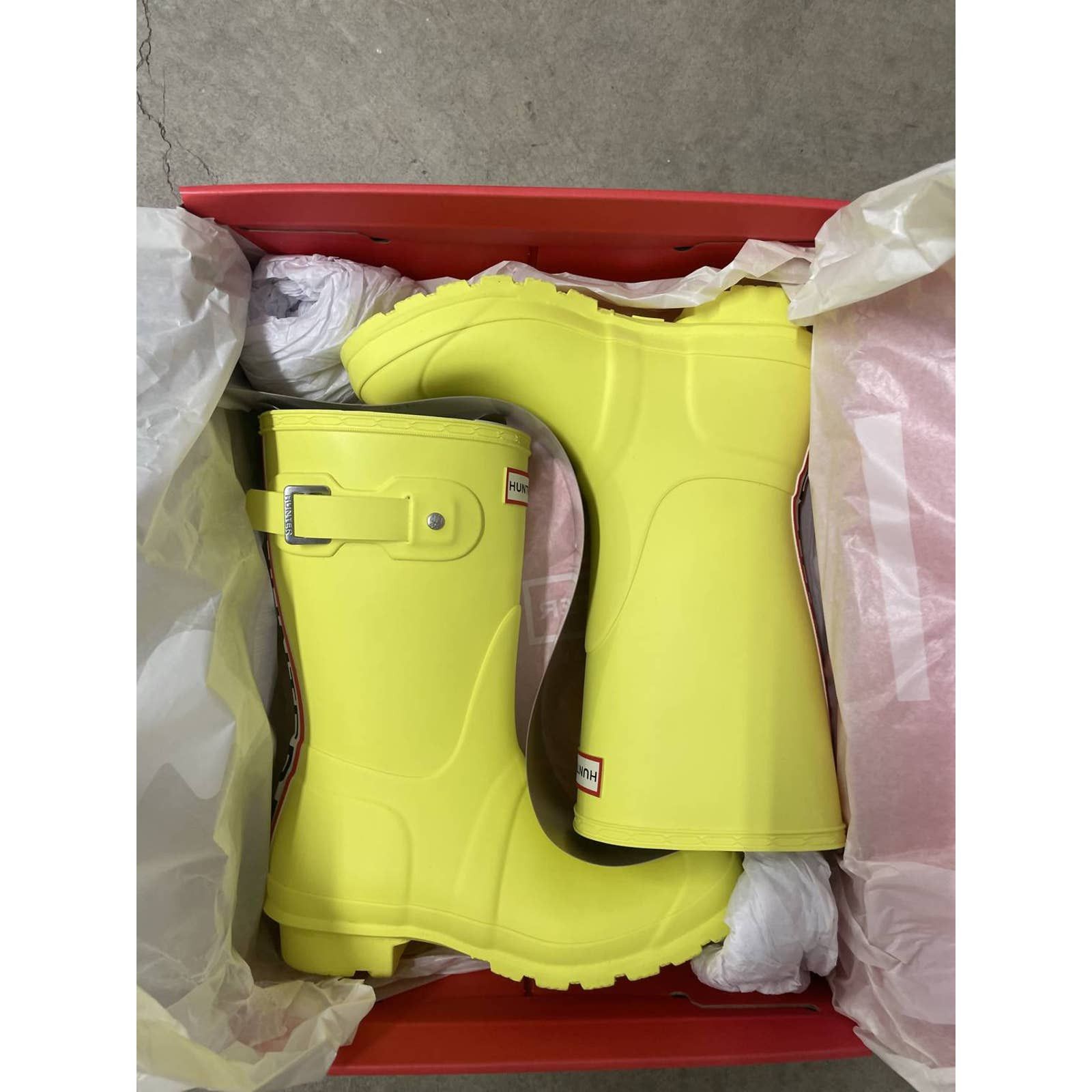 Hunter Womens Original Short Tri Colour Logo Backstrap Boot | Grailed