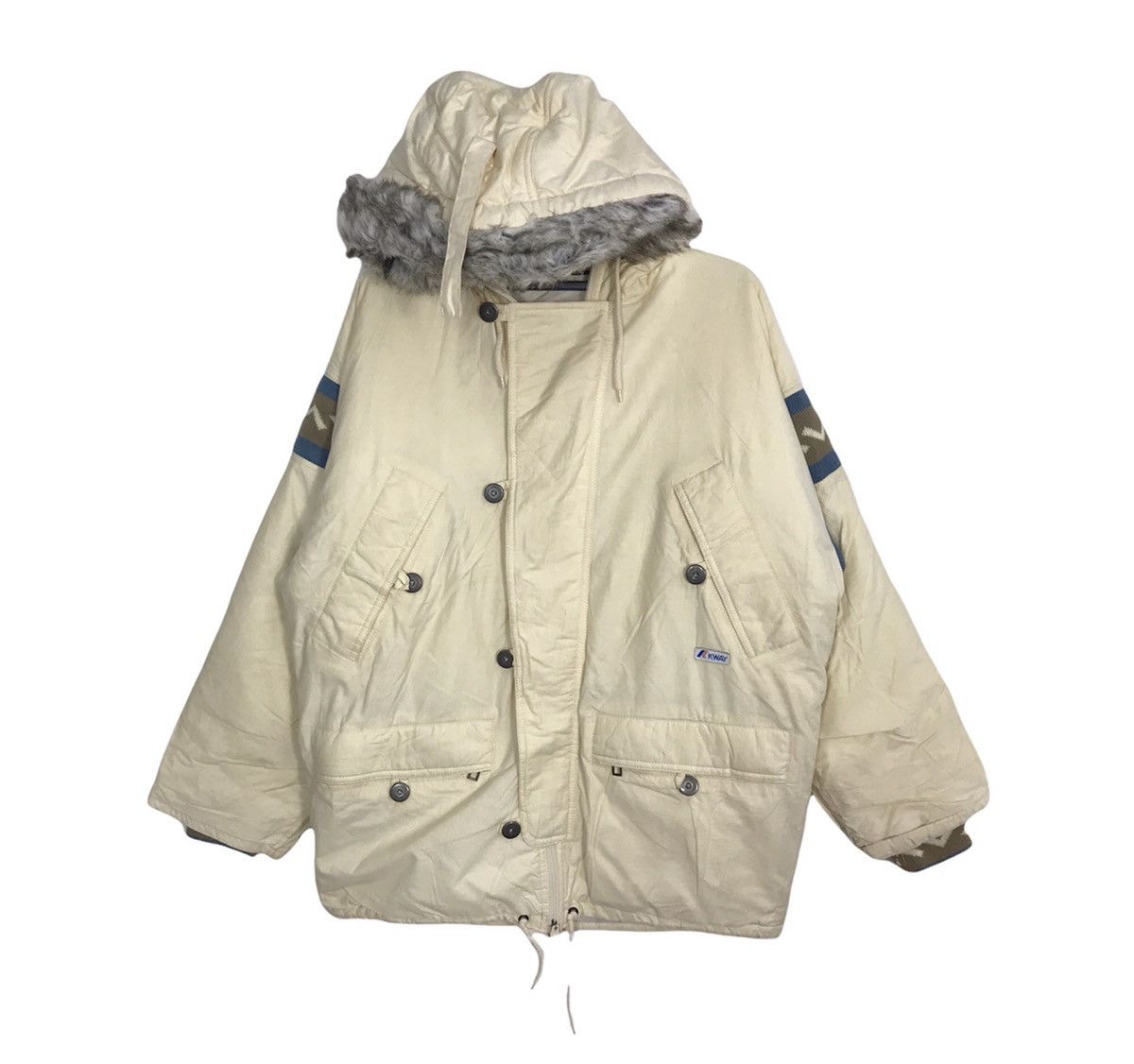 Japanese Brand × Streetwear × Vintage Kway International Puffer Hoodies ...