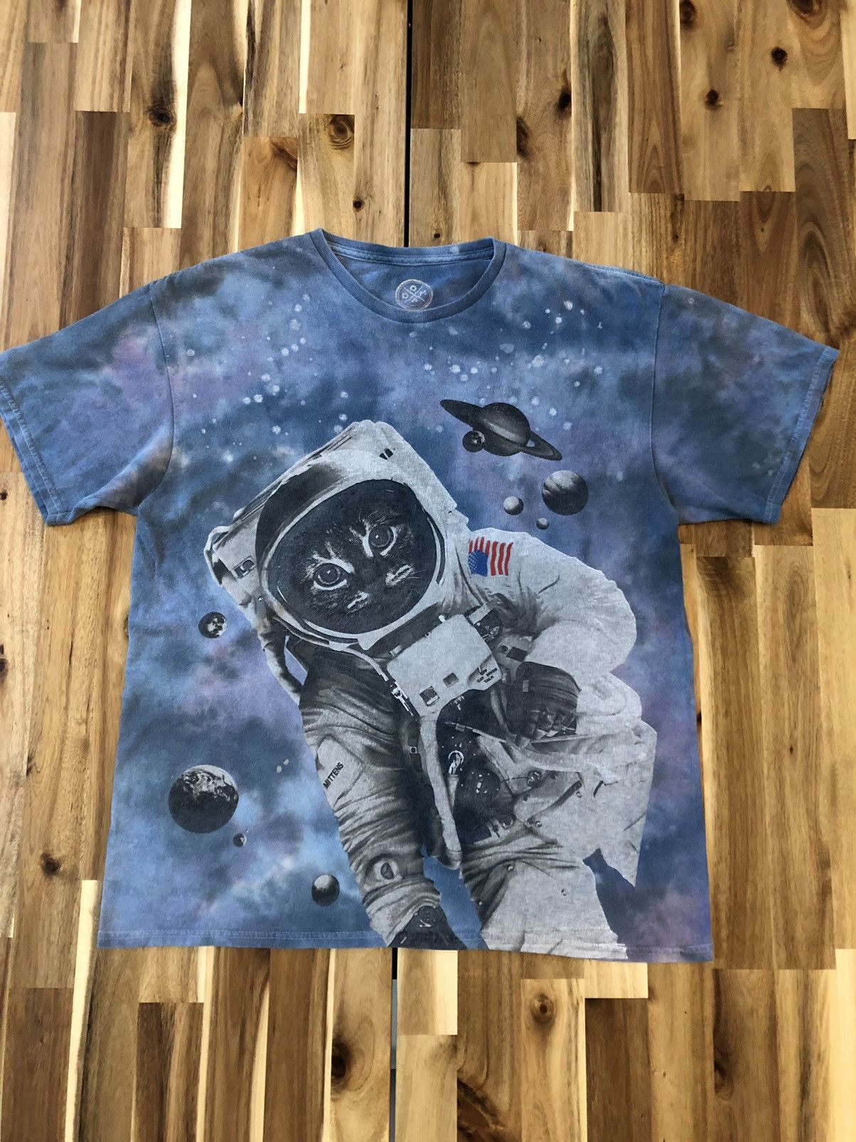 Anime × Band Tees × Vintage Dom Cat Astronaut Big Logo Shirts | Grailed