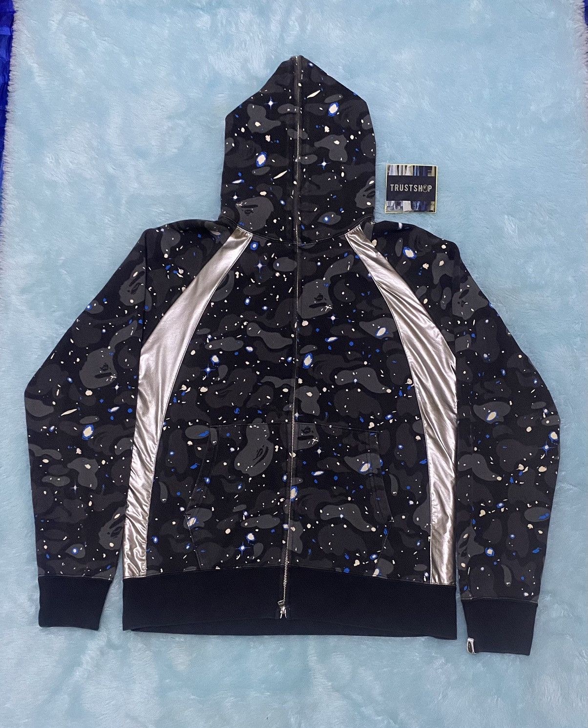 Bape Bape Space Camo Fullzip Hoodie glow in the dark | Grailed