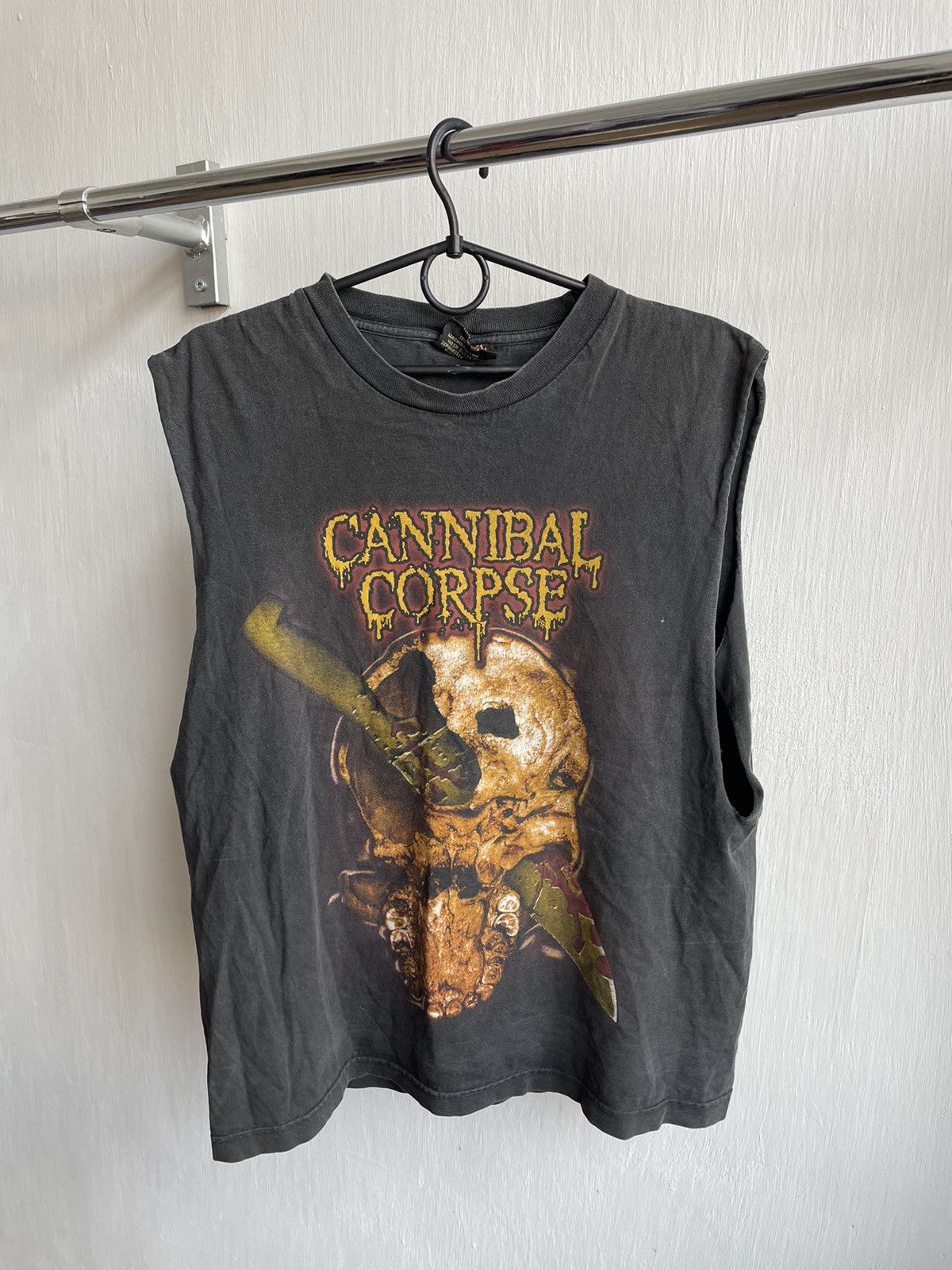 Rock Band Vintage Cannibal Corpse Jesus Sleeveless T Shirt | Grailed