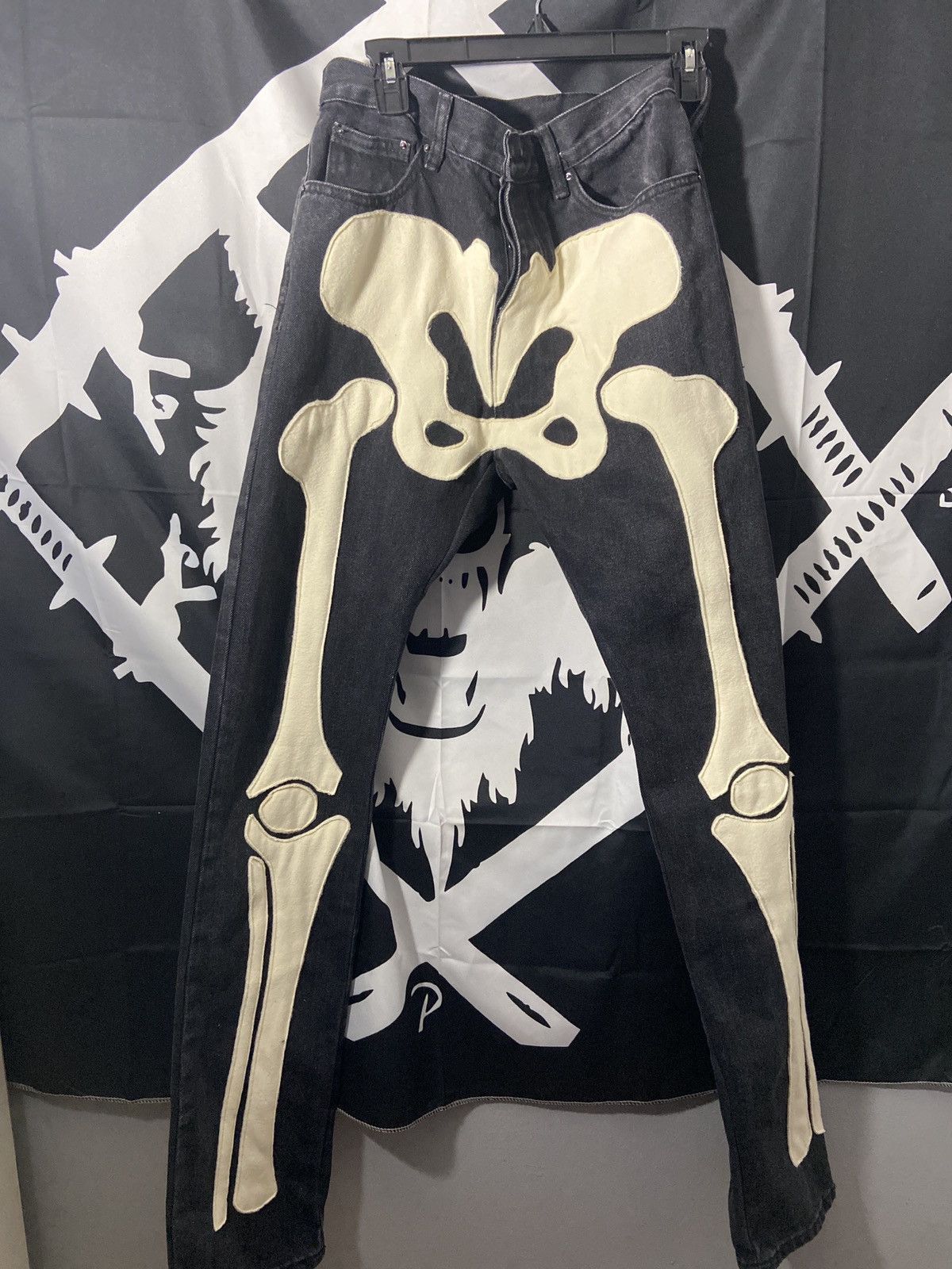 MNML × Streetwear × Vintage MNML Skeleton Jeans | Grailed