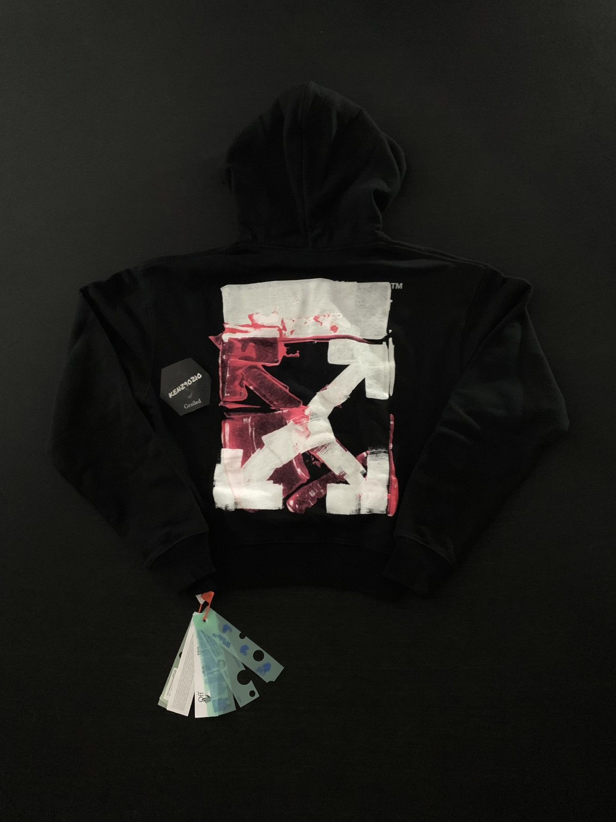 Off-White Off White Acrylic Arrow Hoodie | Grailed