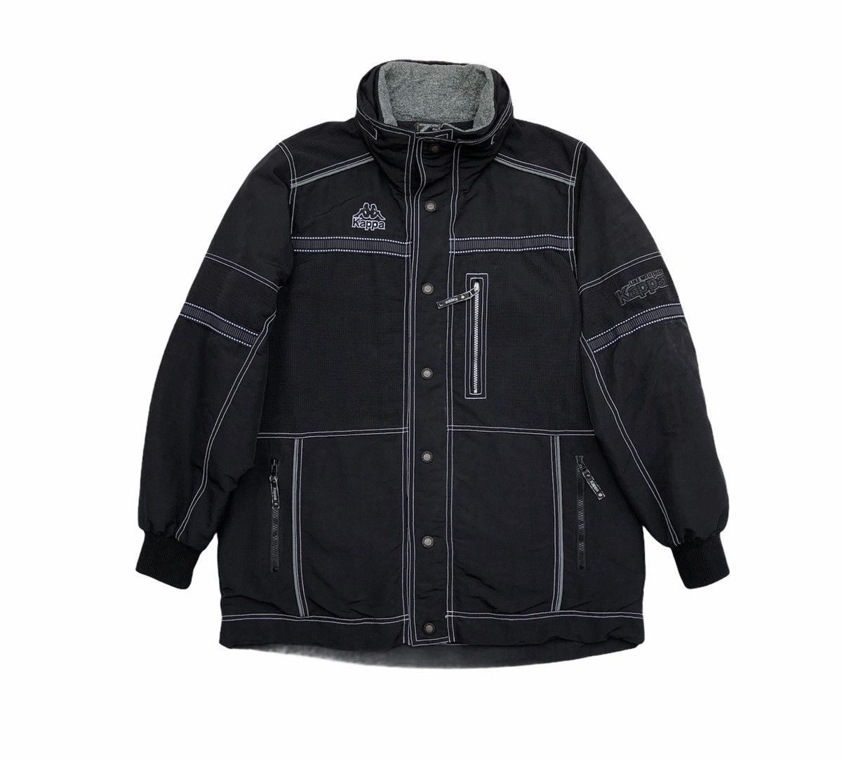 Kappa Kappa Button Zip Up Jacket | Grailed