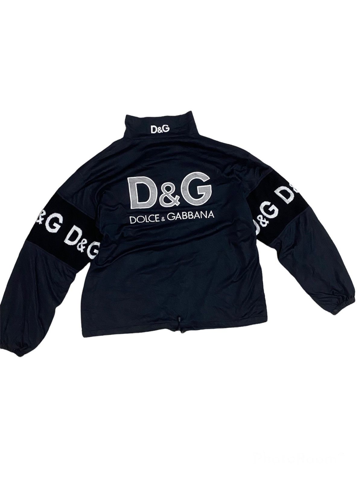 Dolce & Gabbana D&G Jacket embroidery Big Logo design Rapper | Grailed