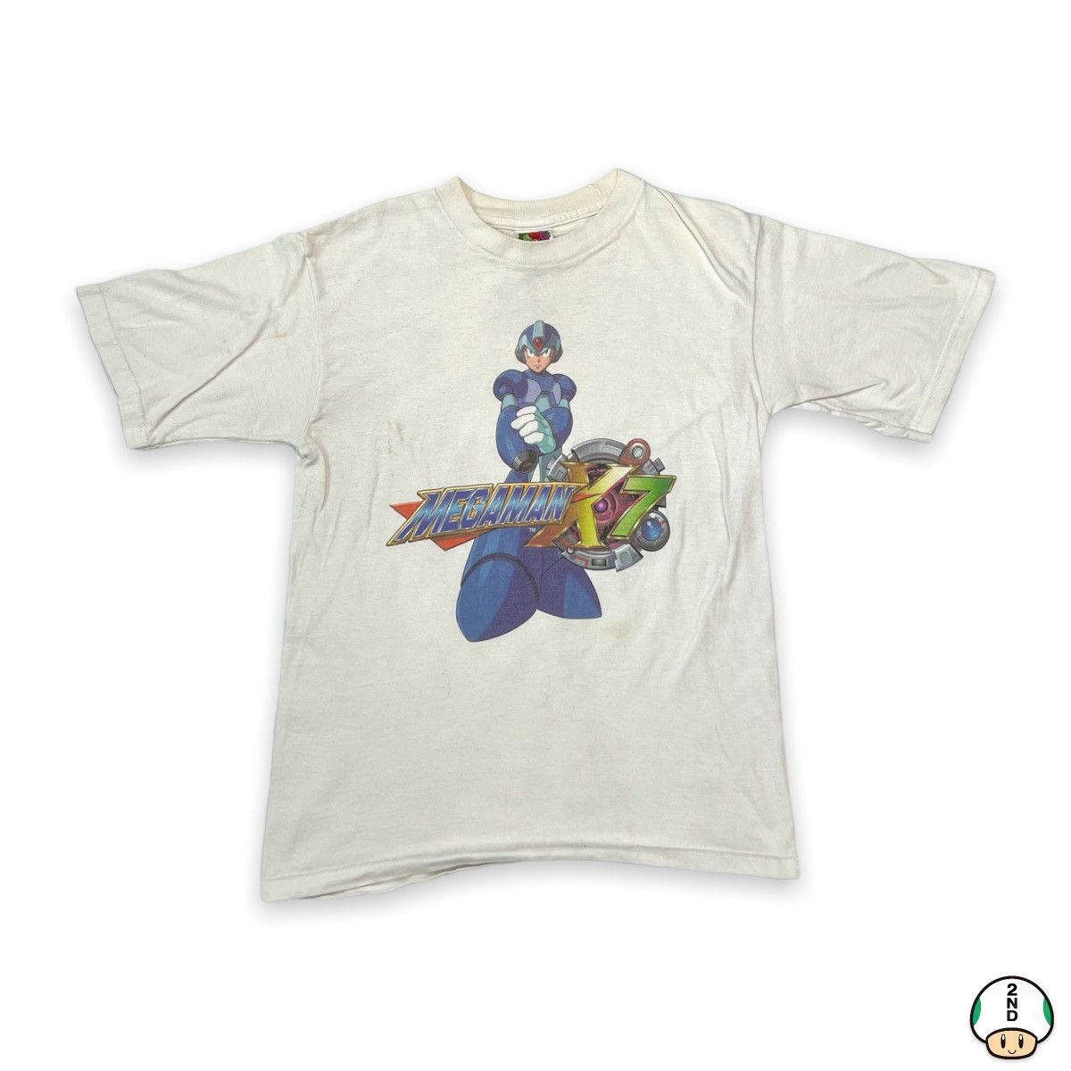 Vintage Vintage Y2K Mega Man X7 Capcom Video Game Promo Tee | Grailed