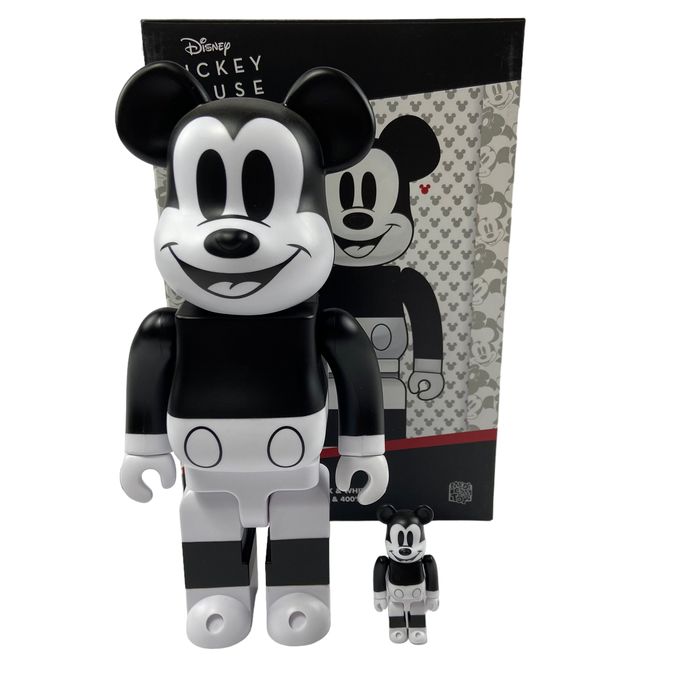 Disney Bearbrick X Mickey Mouse 400% & 100% Figure | Grailed