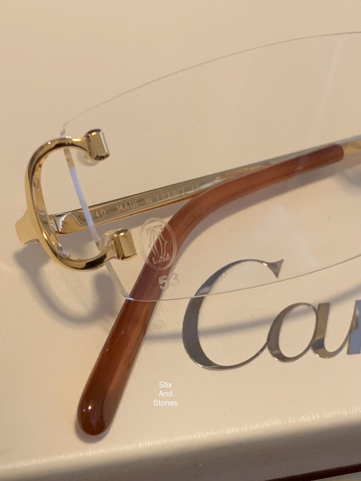 Cartier Cartier Big C Piccadilly Eyeglasses(ALL NEW) | Grailed