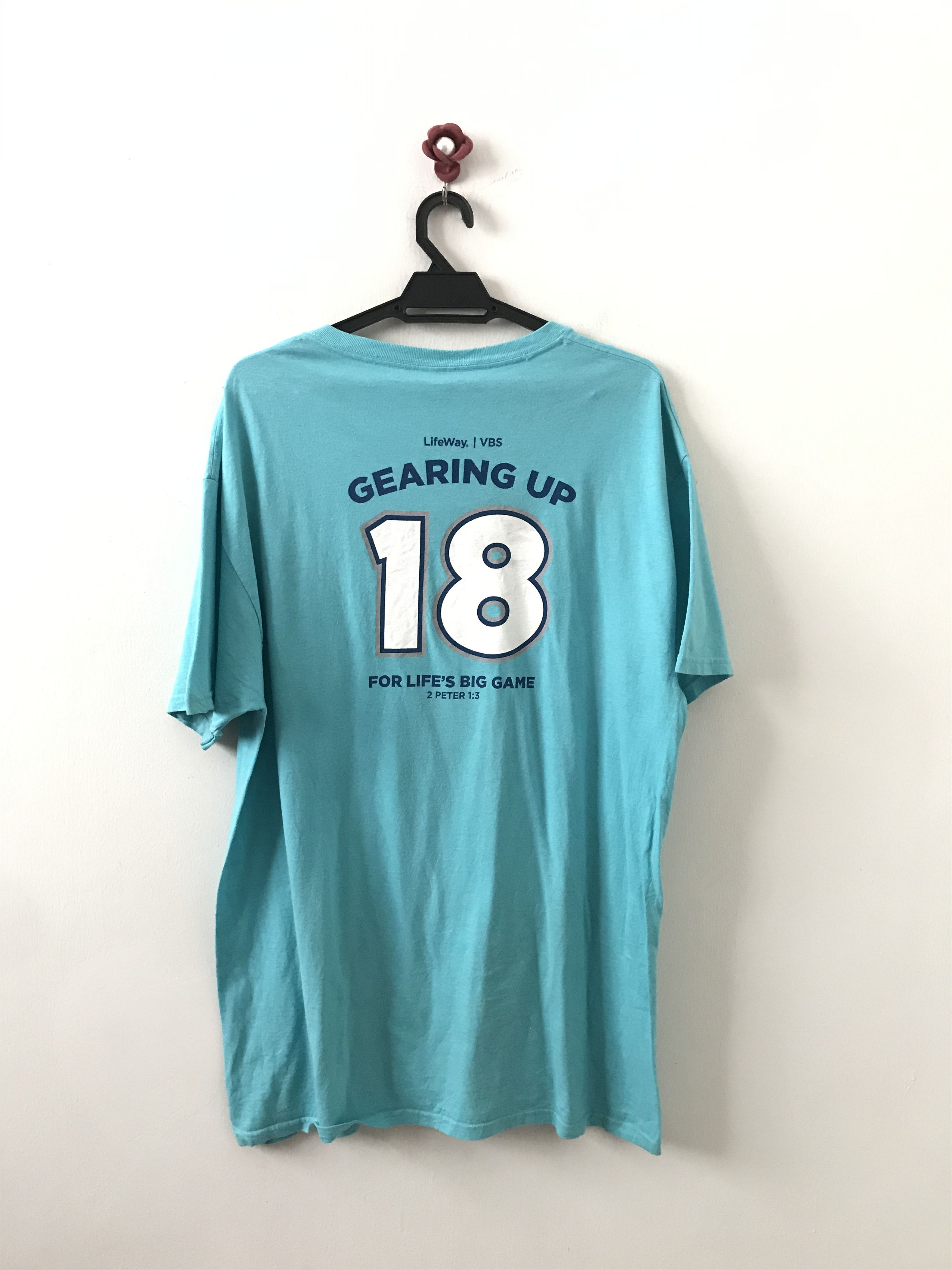 Fruit Of The Loom FOTL Game On Double Needle Hem Gear Up Sportwear T ...