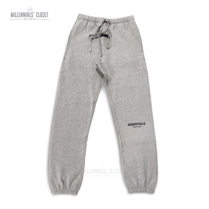Fear of God Fear of God Essentials Sweatpants Dark Oatmeal 2022 size M ...