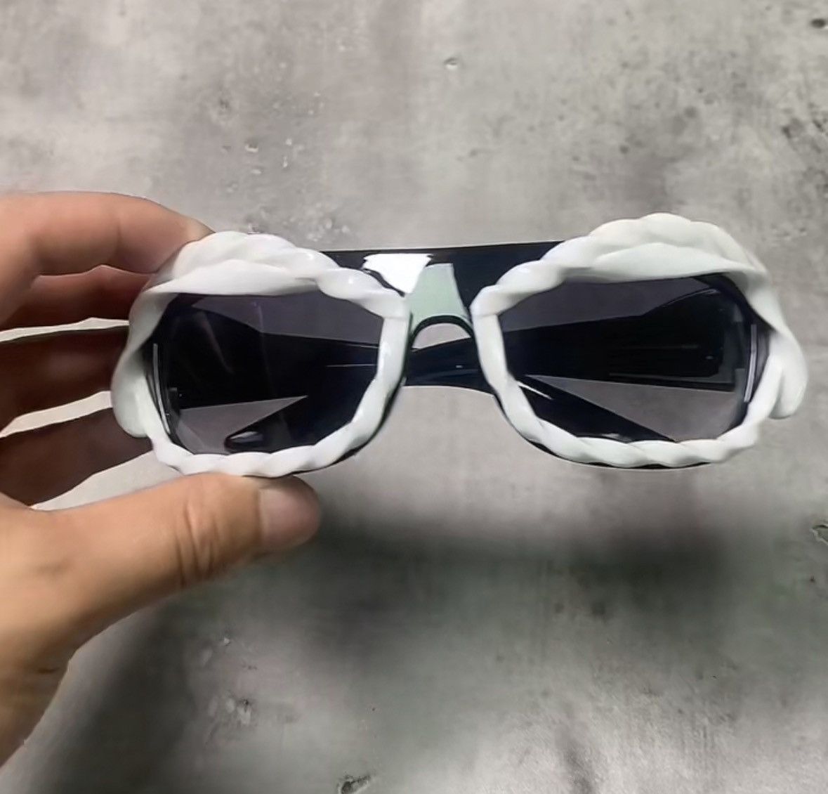 Kurt Cobain Black Drippy Ooze Sunglasses Cyber Punk Archive Cosplay ...