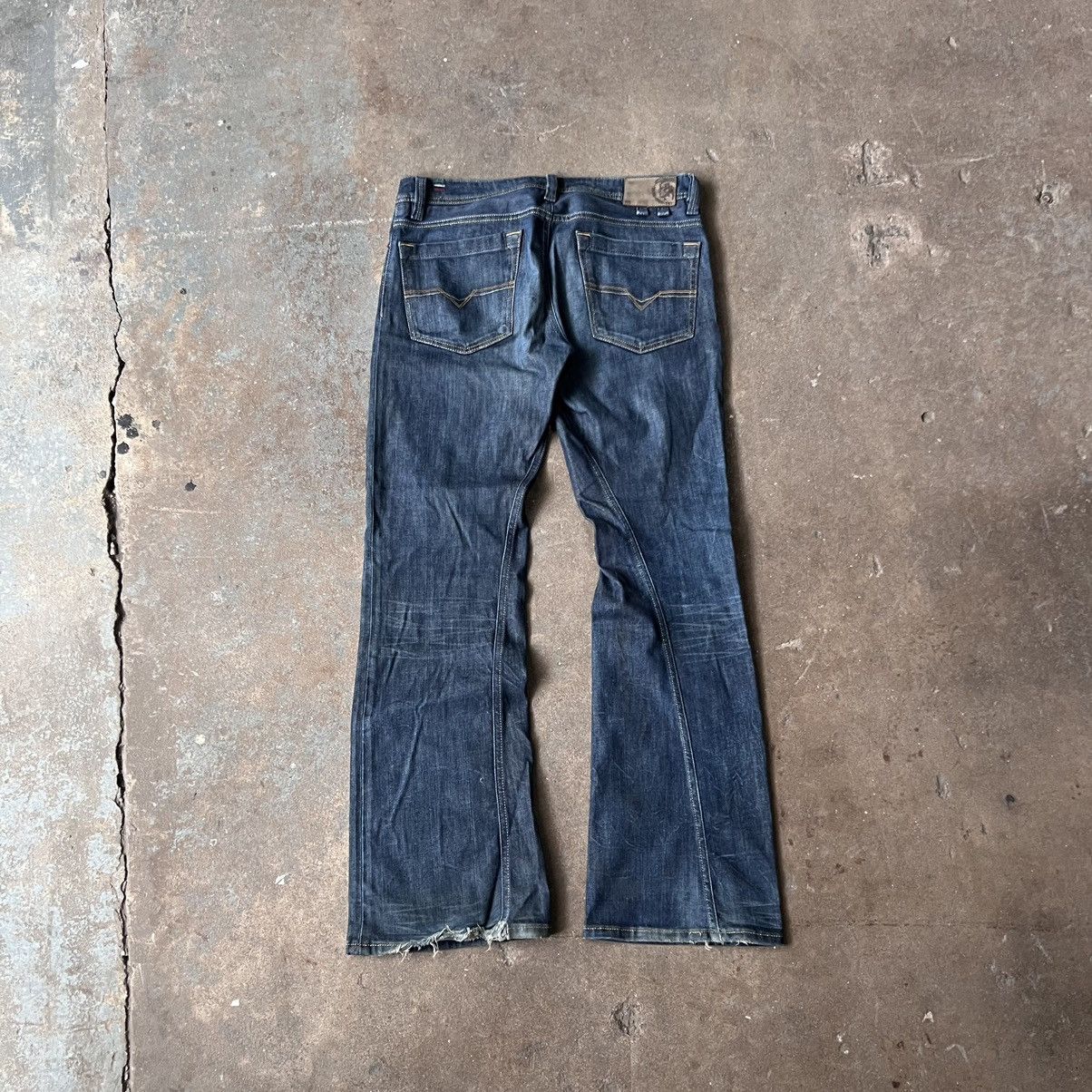 Diesel Vintage 2000s Diesel Shazor Made In Italy Distressed Jeans | Grailed